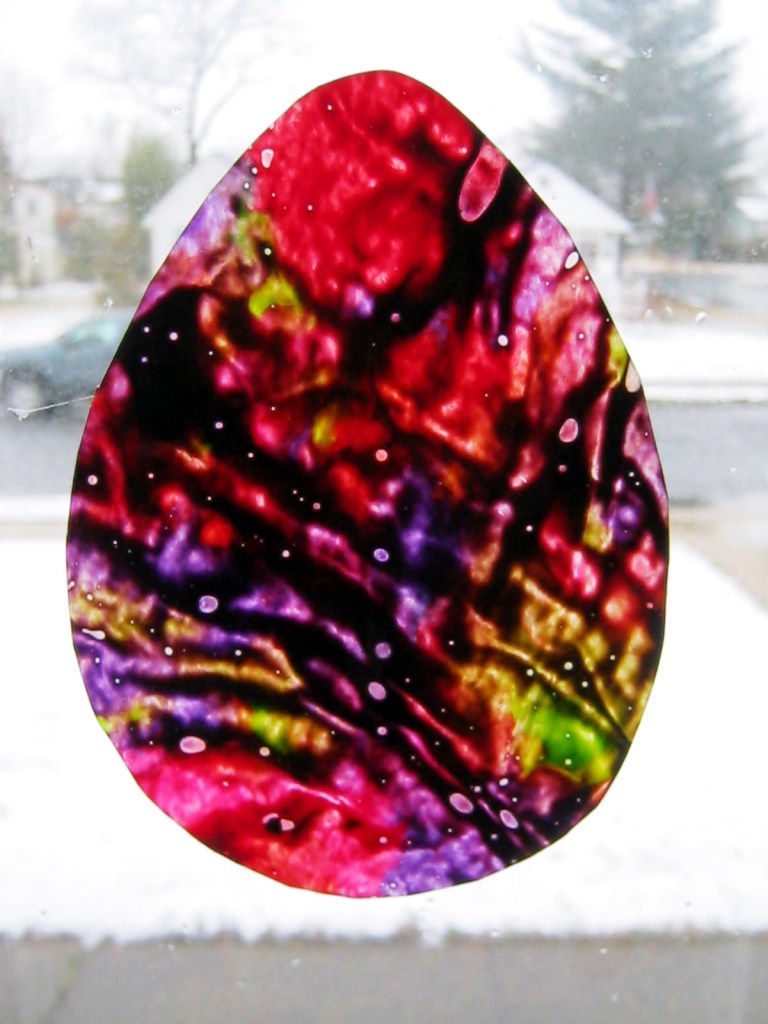 Projects – Stained Glass Easter Eggs – MINDING MY P'S WITH Q